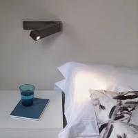 China 3w Led Wall Lamp Aluminum Adjustable Angle Warm White For Bedroom Corridor for sale