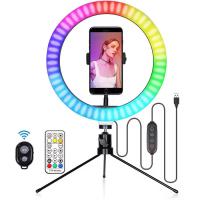 China Led Rgb Fill Light Adjustable 2700k-7000k 11w Remote Control for Live Video for sale