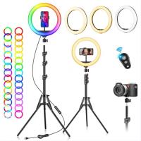 China Led Rgb Fill Light Adjustable 2700k-7000k 11w Remote Control for Live Video for sale