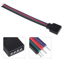 China 4 Pins Led Light Strip Connector 5v 12v 24v Ip20 10mm For Rgb Led Lighting for sale