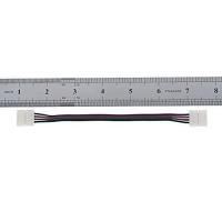 China Quick Connect Led Strip Connector Rgb Dual Head Solder Free 17cm for sale