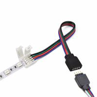 China 4 Pin Connector Led Strip Light Connector For 5v 12v Or 24v Applications for sale