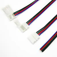 China 4 Pin Ip20 Led Strip Connector Waterproof IP20 10mm Width for sale