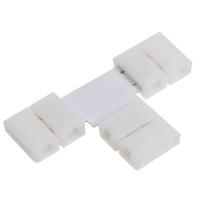 China 4 Pin Ip20 Led Strip T Connector For Rgb Strip Interconnection Without Soldering for sale