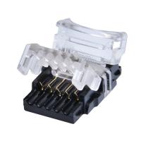 China 5v 12v 24v 4 Pin Led Strip Connector Solder Free For 8mm 10mm Rgb Strip Lights for sale