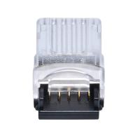 China 5v 12v 24v 4 Pin Led Strip Connector Solder Free For 8mm 10mm Rgb Strip Lights for sale