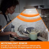 China 3 Color Modes Motion Sensor Night Light Magnetic Attachable To Stairs Closets for sale