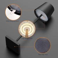 China 3 Color Dimmable Led Table Lamp C-Shaped Charging Desktop Ambient Light for sale