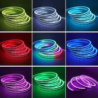 China Multi Color Pixel Light Strip 5v Rgb Neon Light Addressable 7x15 for sale