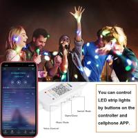China Rgb Smart Wifi Led Ribbon Light 10mm 300pcs Pcb 50000 Hours Lifespan Dc12v for sale