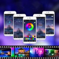 China 24 Key Intelligent Wifi Led Strip Lights 5050 Rgb 10 Meter Ambient Light Dc12v for sale