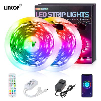 China Smart 24 Key Rgb Led Strip Lights Set With Music And Timing Function Tuya Wifi for sale