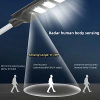 China Household Led Street Lamp Waterproof Human Body Sensing Solar Street Lights for sale