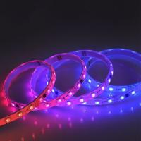China 60leds/M Dc24v Addressable Rgb Color Changing Led Strip With Flexible Pcb Board Silicone Waterproof Ip68 for sale
