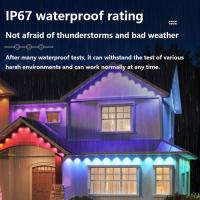 China Addressable Rgb IC Colorful IP67 Led Eave Light 24v Smart Wifi Outdoor Decorative Light for sale