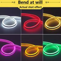 China 120 Degree Viewing Angle LED Tube Neon Light 8x16 25mm Cuttable 12W/m 220V for sale