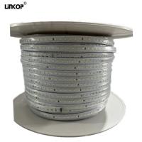 China 220v High Light Led Strip Lights 100m/Roll Single Color for Indoor/ Outdoor/ Hotel/ Shopping Mall Applications for sale