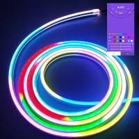 China Fantasy Addressable Led Neon Light With 12v Flexible 96 Leds/m Outdoor Waterproof for sale