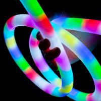China Addressable Circular 360° Neon Led Light For Festival Merchandising Item Type Neon Lights for sale