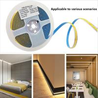 China 5v Long-lasting Cob Light Strip Width 3mm Lifetime 50000 Hours for sale