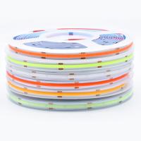 China 12v Single Color Cob Light Strip 5 Meters/roll Suitable For Custom Lighting Design for sale