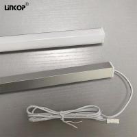 China Ultra-thin Led Cabinet Light Aluminum Embedded Human Body Induction Display Cabinet Hard Light Strip for sale
