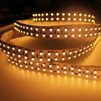 China 12v 3528 Double Row Light Strip 240 Lights 15mm Wide LED Engineering Light Strip for sale
