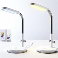 China 3 Color Dimmable LED Table Lamp C-Shaped USB-C Charging Desk Light with Adjustable Color Temperature for sale