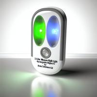 China 3-Color Motion Sensor Night Light – Rechargeable Magnetic Wireless Ideal for Home Commercial Use for sale