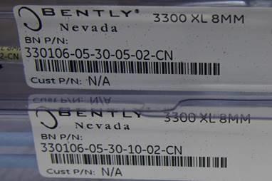 China Bently Nevada 330106-05-30-10-02-05 3300 XL 8 mm Reverse Mount Probes in stock for sale
