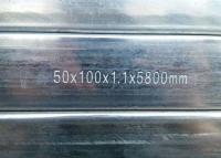 China Pre Galvanized Square Rectangular Steel Pipe 10-100mm OD 0.8-2.5mm Wall Thickness High-Frequency Welded for sale