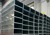 China Pre Galvanized Square Rectangular Steel Pipe 10-100mm OD 0.8-2.5mm Wall Thickness High-Frequency Welded for sale