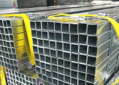 China Pre Galvanized Square & Rectangular Steel Pipe 10-100mm Size Range 0.8-2.5mm Wall Thickness for sale