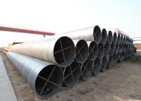 China Spiral Welded Steel Pipe 219mm-1620mm Diameter 12m Length for Oil Gas Water Pipeline Systems for sale