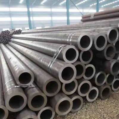 China Black Painting Seamless Steel Pipe Round Section Shape Featuring Suitable for Structural for sale