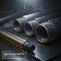 China Heavy Duty Hydraulic Steel Pipe with Threaded Connection and Tensile Strength ≥ 700 MPa for High Pressure Hydraulic Steel Tube Systems for sale