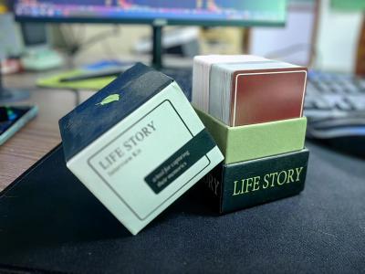 China Customizable Consumer Product Packaging Biodegradable Life Story Interview Kit for sale