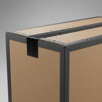 China Durable Corrugated Cardboard Shipping Box Featuring Reinforced Edges and Moisture Resistant Coating for Long Distance Transport for sale