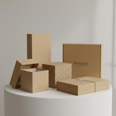 China Recyclable Cardboard Gift Box Packaging Offering Custom Printing Durable Build and Elegant Designs Perfect for Retail Corporate for sale