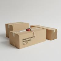 China Heavy Duty Corrugated Cardboard Shipping Box Featuring Double Wall Construction and Custom Sizes for Shipping Protection for sale