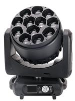 China 12x40W Shaking Head Dyeing 100V~240V AC 50/60Hz Stage Light With Horizontal And Vertical Speed Adjustable for sale