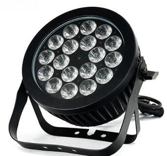 China Ultra Thin Waterproof LED Par Light LED18pcs Stage 4-in-1 Par Light for sale