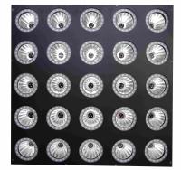 China AC 100-240V Outdoor Stage Lighting Equipment 25 LED Matrix Lights 450W for sale