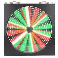 China 11kg 200W Square LED Fan Light 700*700*70mm Stage Lighting AC 90-240V 50-60HZ for sale