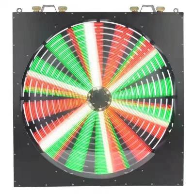 China 11kg 200W Square LED Fan Light 700*700*70mm Stage Lighting AC 90-240V 50-60HZ for sale