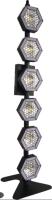 China Professional Outdoor Stage Lighting Equipment 6 Linear Hexagonal LED Pixel Backlight With Auxiliary Light for sale