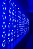China Professional Outdoor Stage Lighting Equipment 6 Linear Hexagonal LED Pixel Backlight With Auxiliary Light for sale