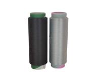 China PA 6 Nylon DTY Yarn 70D/24F - Grey & Black Dope Dyed Colors for Textile Manufacturing for sale