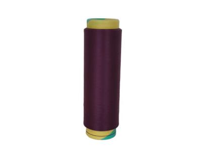 China Dope Dyed Nylon 6 Yarn 40D/12F Polyamide Yarn for Knitting Purple for sale