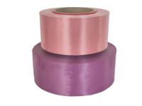 China Dope Dyed Nylon 6 POY 70D-150D in Pink and Purple Colors for DTY Textile Manufacturing for sale